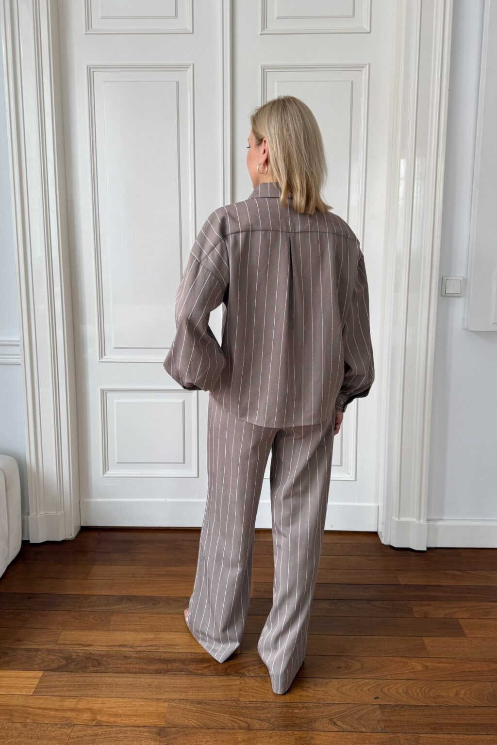 Yvette trousers cafe latte - Entelier