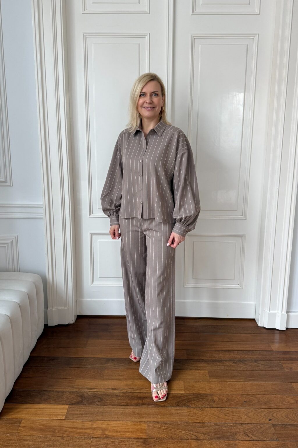 Yvette trousers cafe latte - Entelier