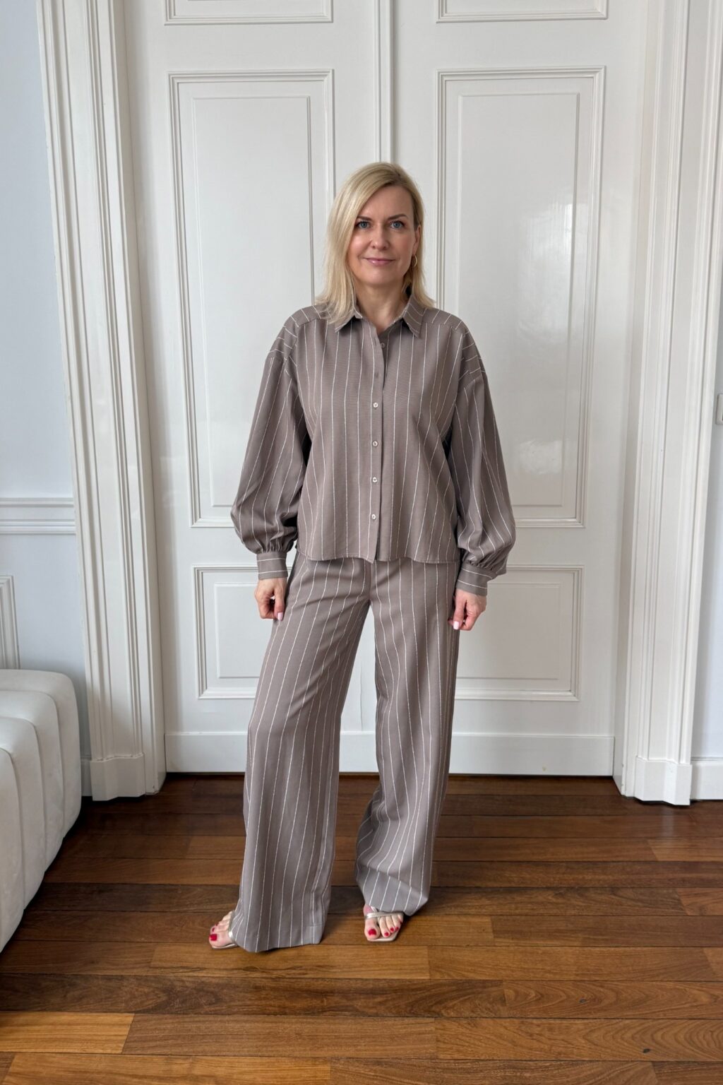 Yvette trousers cafe latte - Entelier